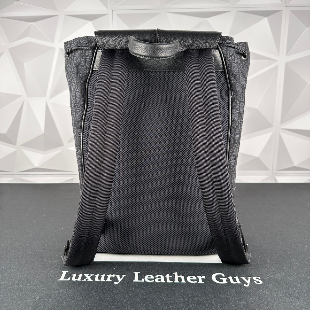 Dior Black Oblique Motion Backpack – Luxury Leather Guys