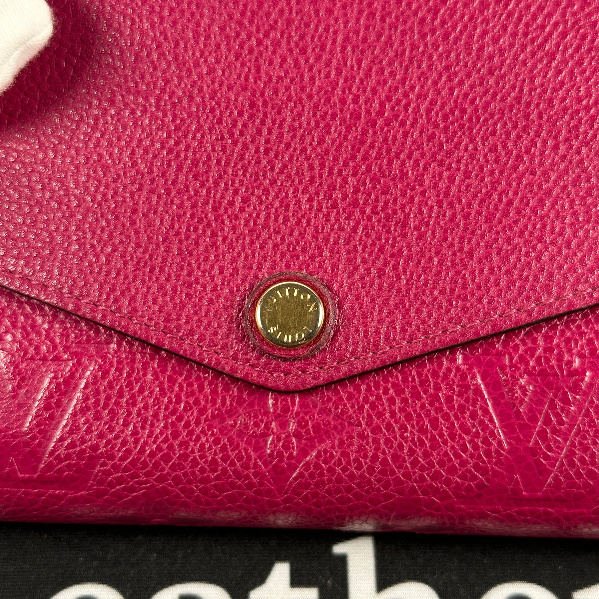 Louis Vuitton Magenta Empreinte Sarah (CA4175) – Luxury Leather Guys